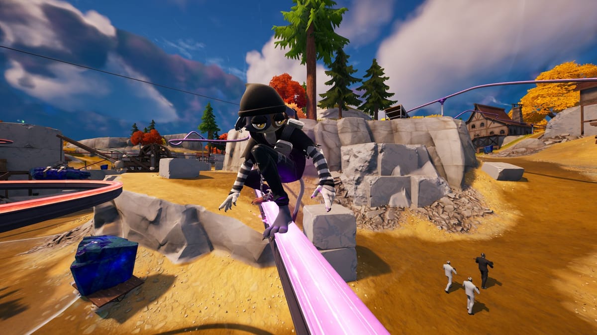 Fortnite: How to use a Grind Rail at Slappy Shores and Shattered Slabs