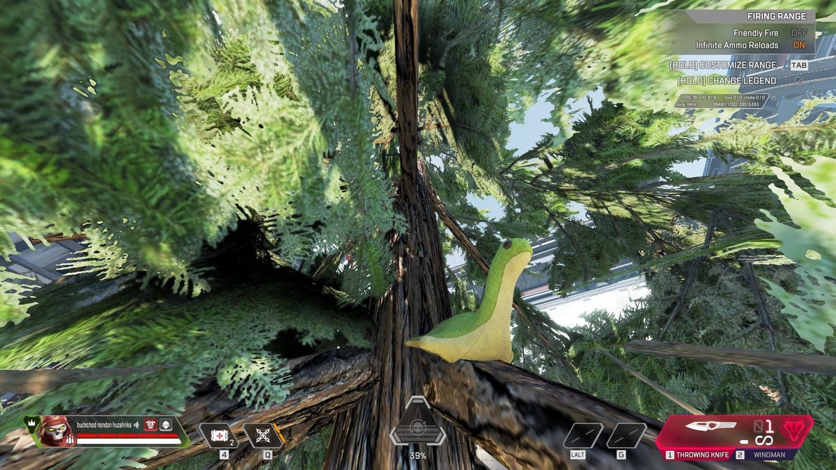 Where to find all hidden Nessies in the Firing Range in Apex Legends Season 17