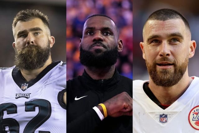 Travis Kelce and Jason Kelce pick LeBron James’ Lakers to win NBA Championship this year - “He's ...