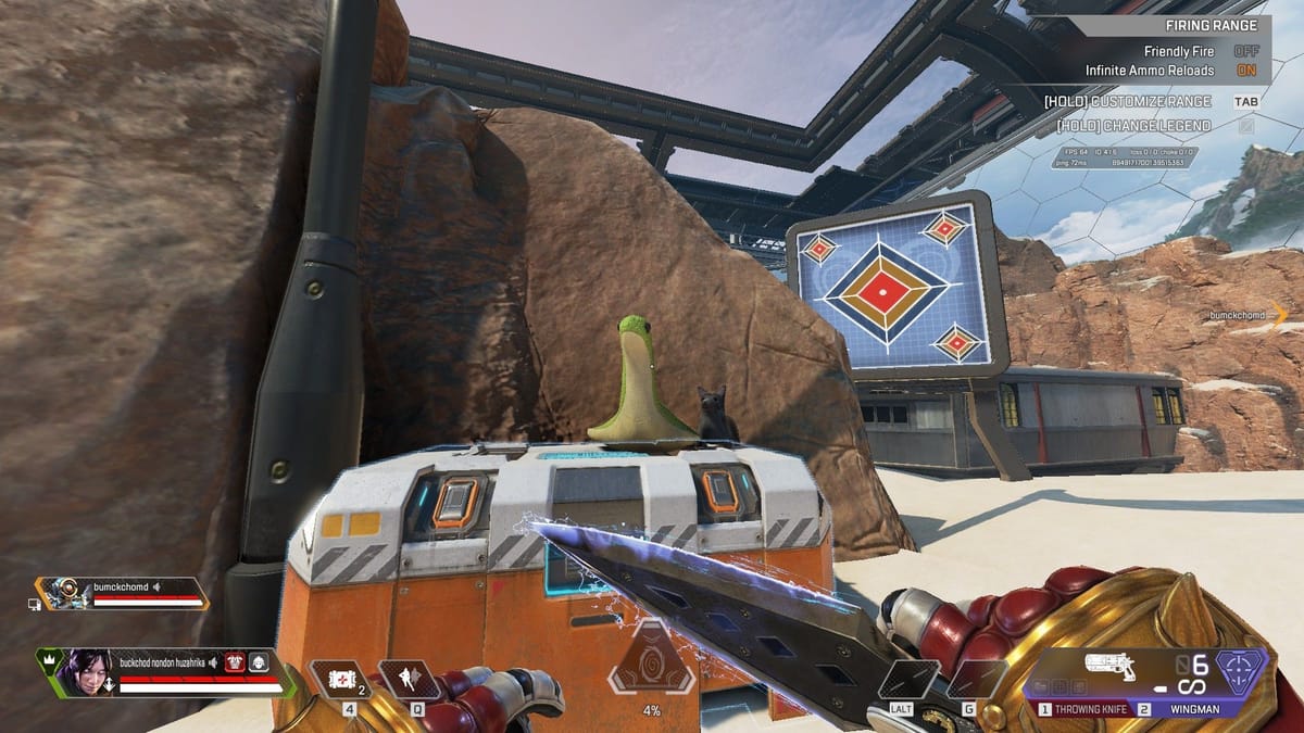 Where to find all hidden Nessies in the Firing Range in Apex Legends Season 17