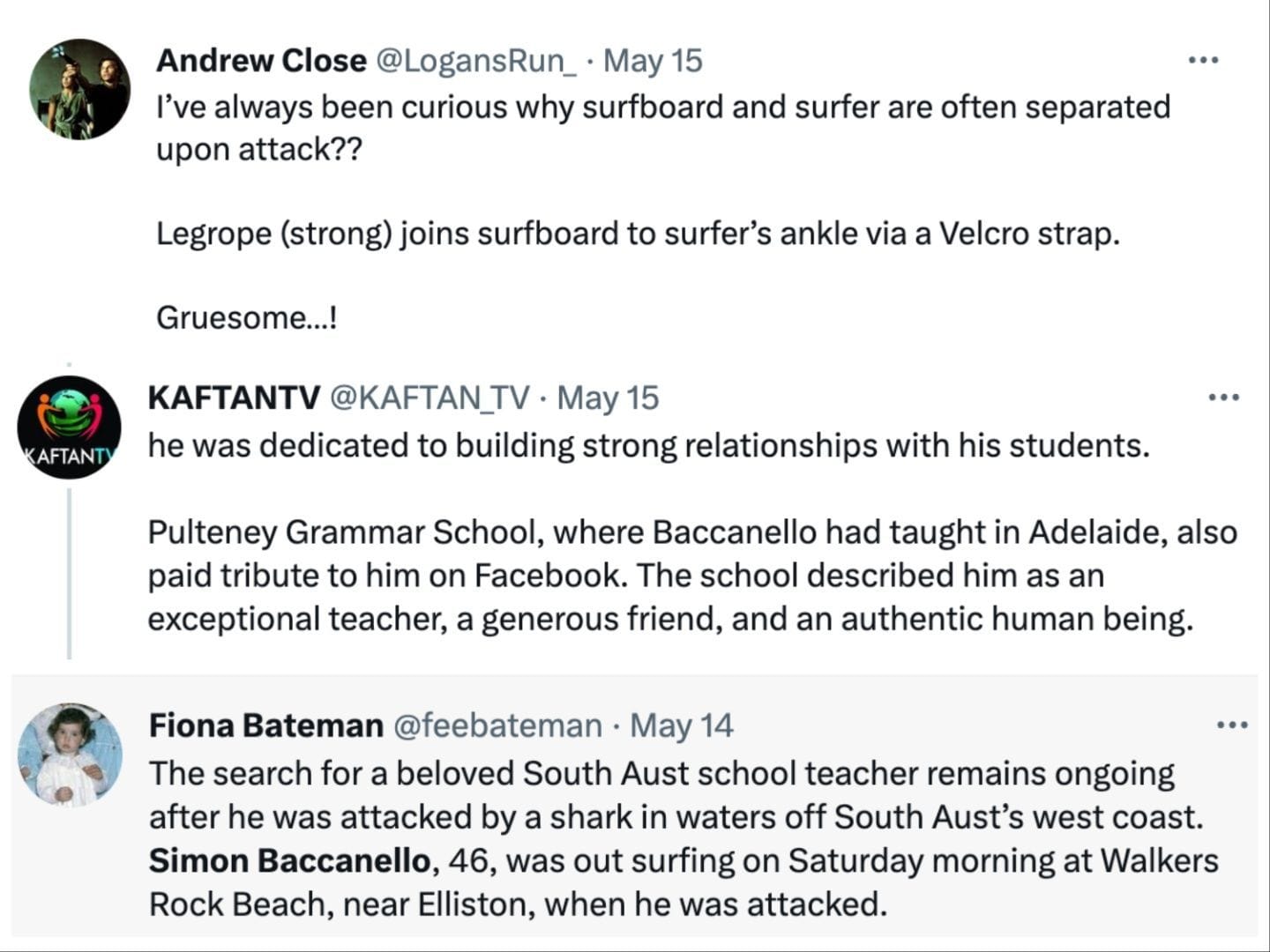 What happened to Simon Baccanello? Elliston Area School community pays ...