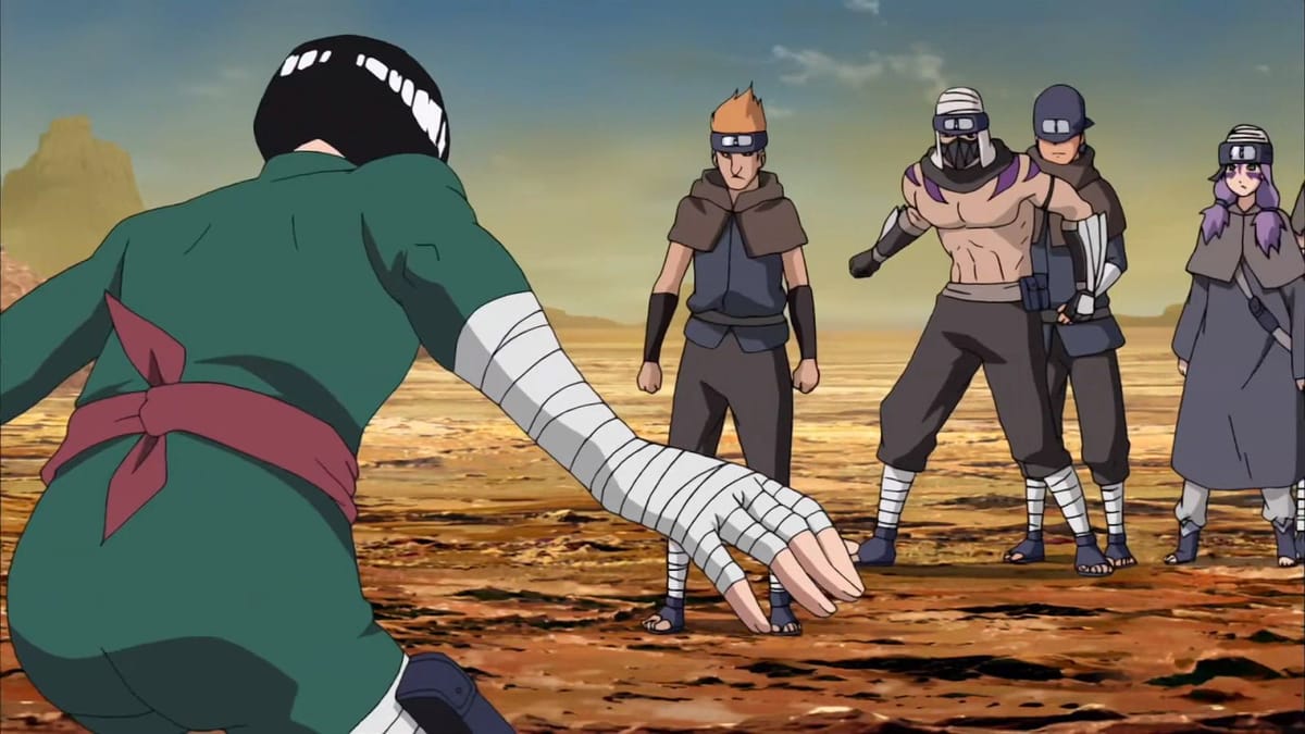 Who is Team Goji Leader in Naruto?