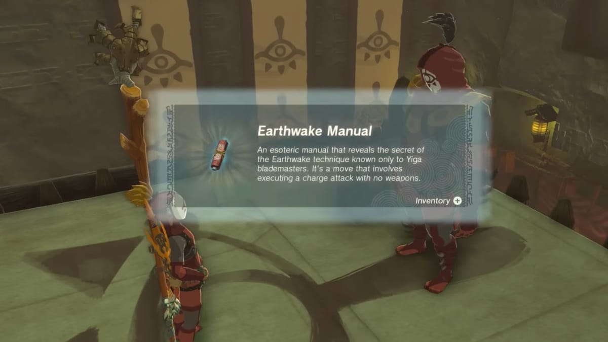 How to easily unlock the Earthwake technique in The Legend of Zelda ...