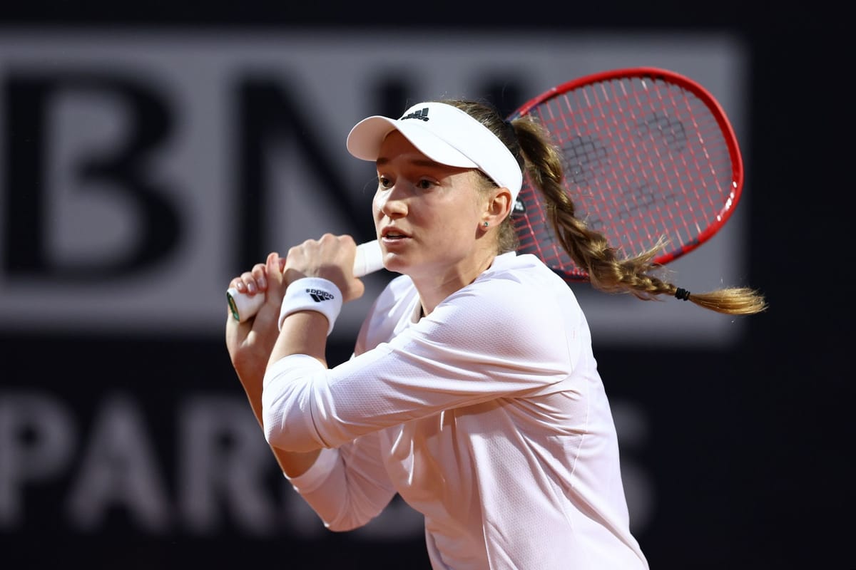 Elena Rybakina says rain has helped her at the Italian Open as she ...