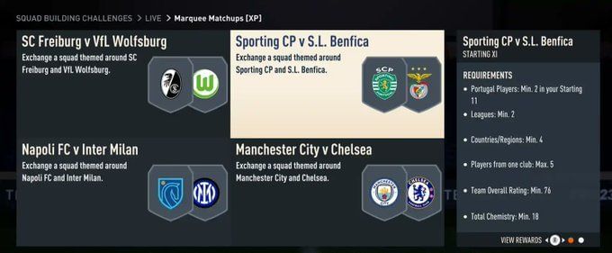 Marquee Matchups Sbc Fifa 23 La Liga Tots Marquee Matchups Sbc How