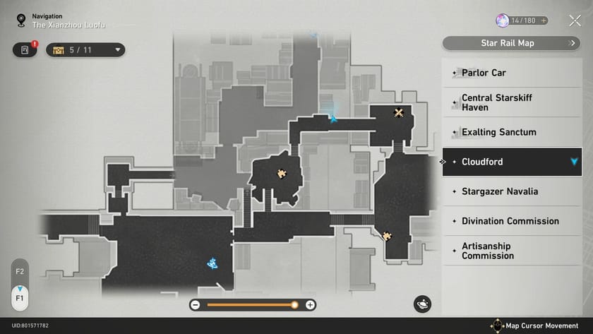 All 7 Cycranes locations in Honkai Star Rail for hidden achievement