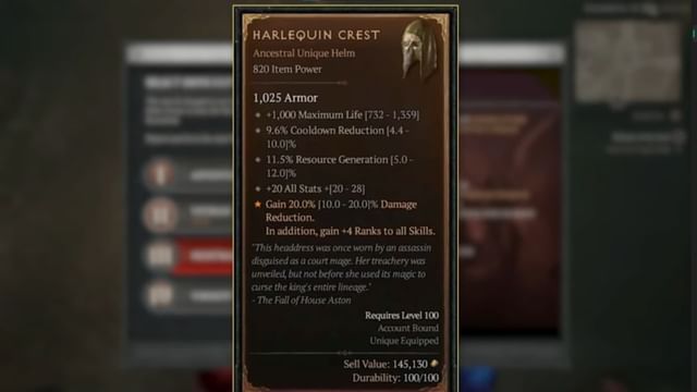 What are Sacred and Unique items in Diablo 4?