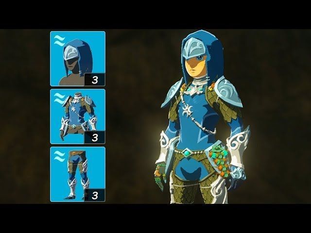 How to get the Zora Armor set to swim up waterfalls in The Legend of ...