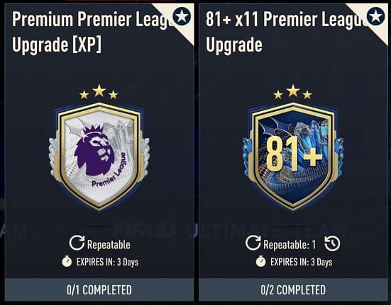 Premium Premier League Upgrade Sbc Fifa 23 Premium Premier League