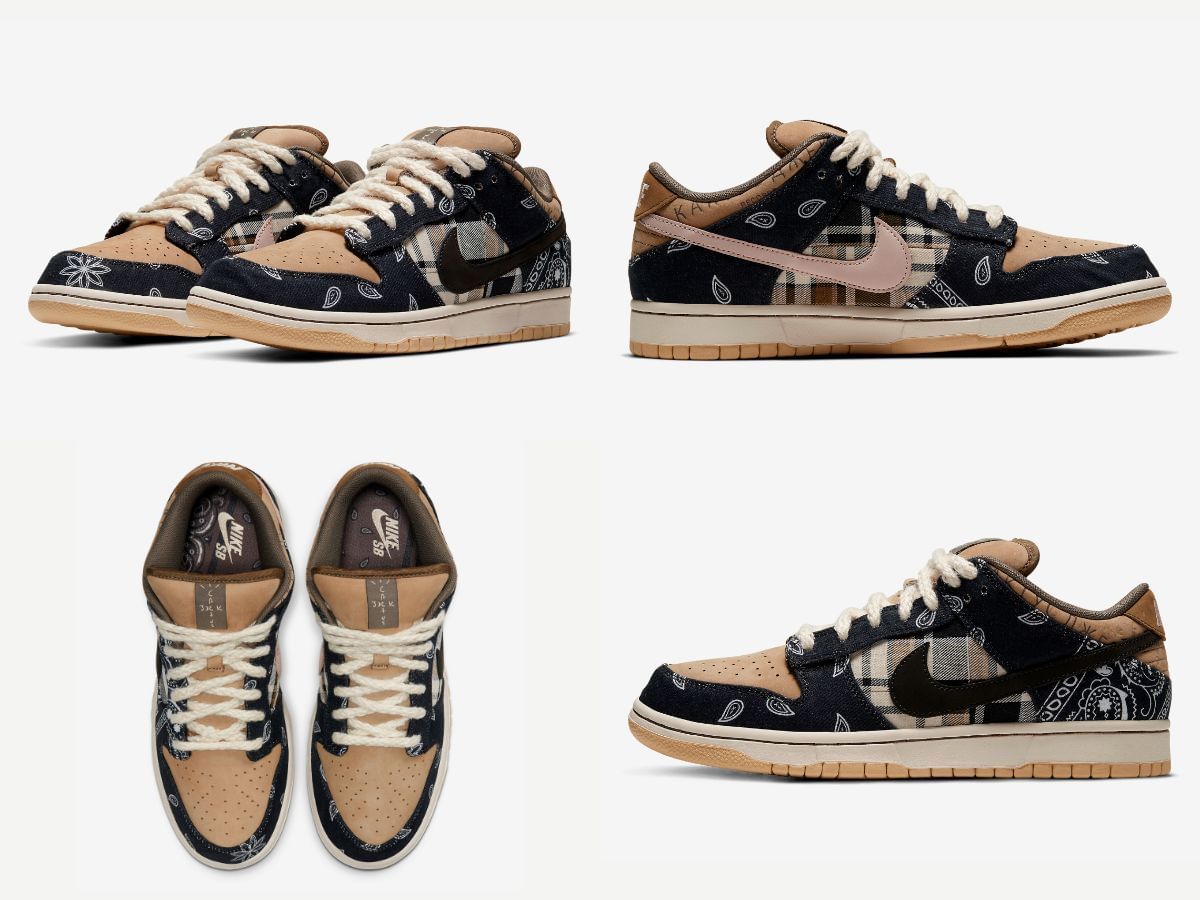 Travis Scott x Nike SB Dunk Low "Cactus Jack" sneakers: Restock and more details explored