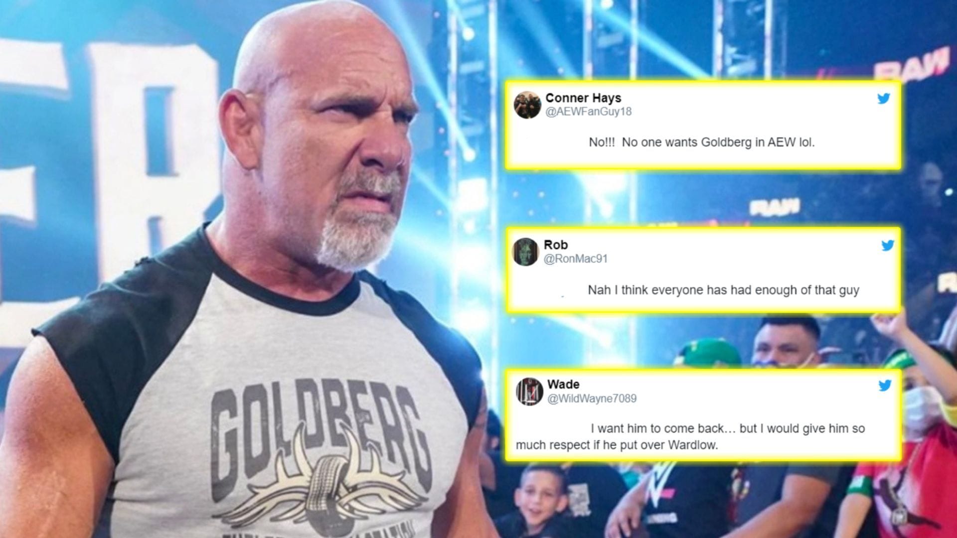 "No one wants Goldberg in AEW" - Twitter erupts to speculation about ...