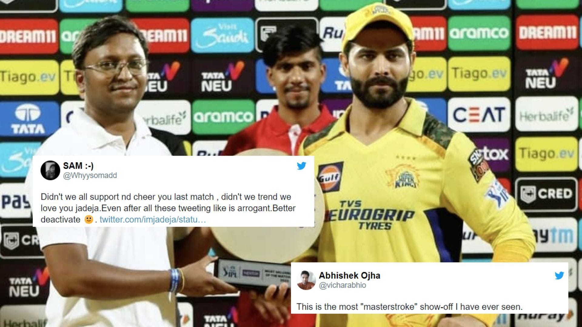 "Most insecure cricketer on the planet?"- Fans slam Ravindra Jadeja for ...