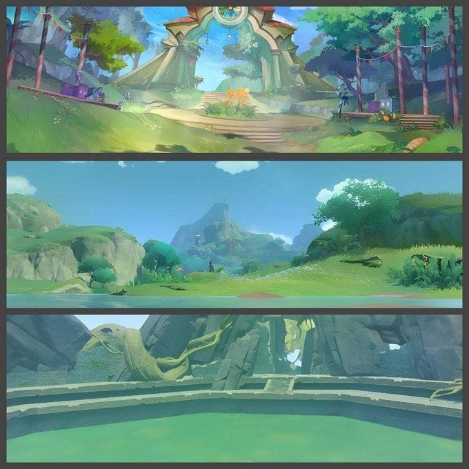 Genshin Impact 3.8 Eula rerun possible leaked date and Penumbra map visuals