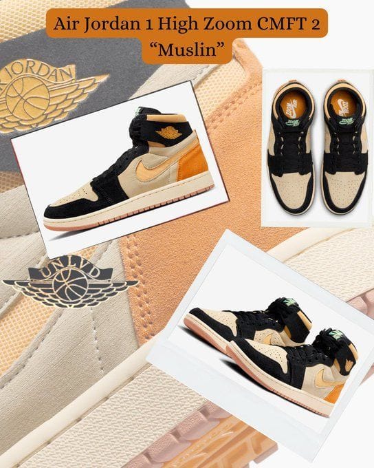 Jordan Brand: Air Jordan 1 High Zoom CMFT 2 “Muslin” Shoes: Where to ...