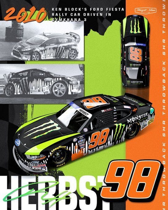 Riley Herbst and SHR pay tribute to Ken Block with his iconic Gymkhana ...