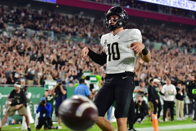 Who is John Rhys Plumlee? How the UCF QB handled football and baseball ...