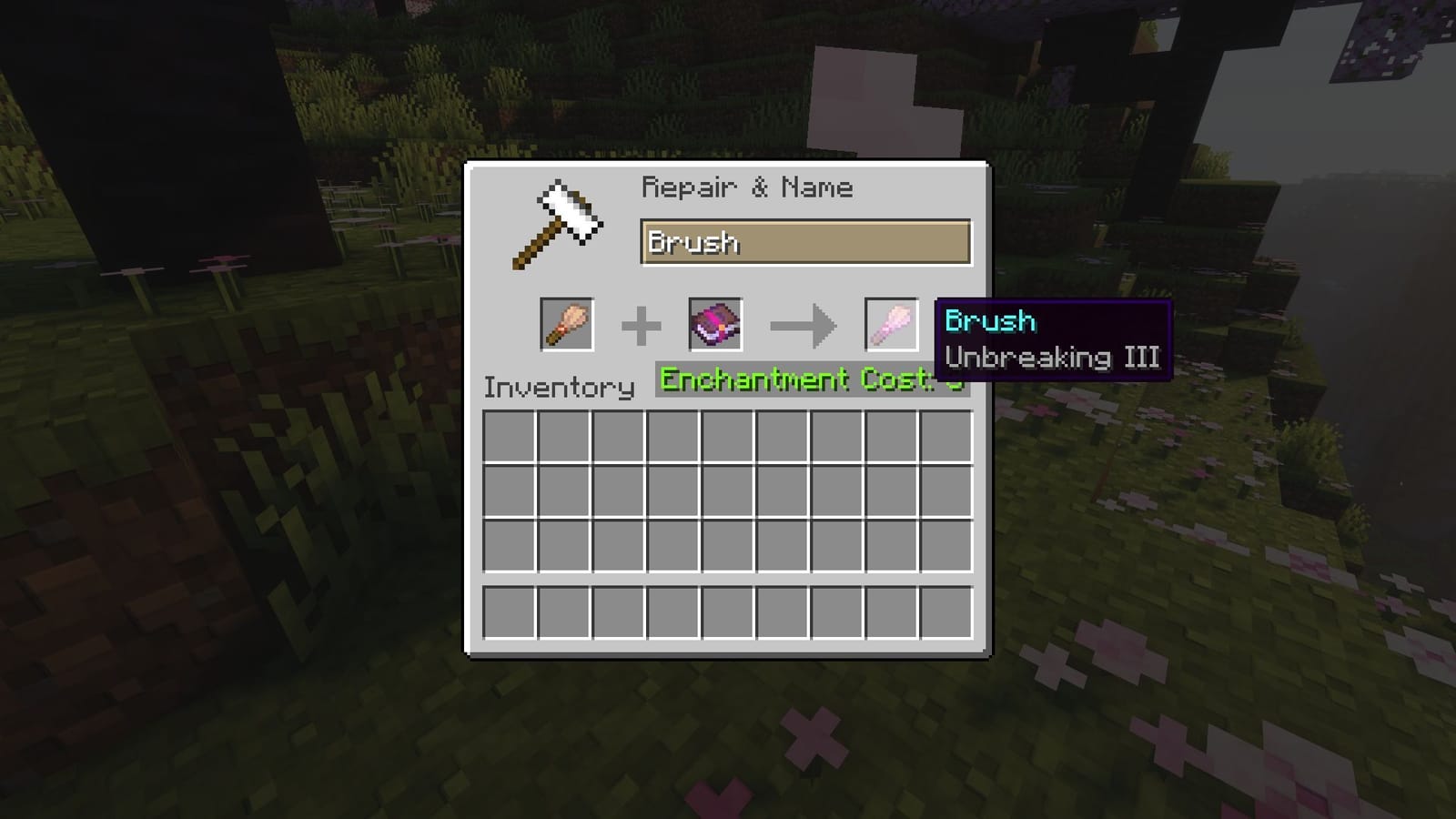 Best enchantments for brush in Minecraft 1.20 Trails & Tales update
