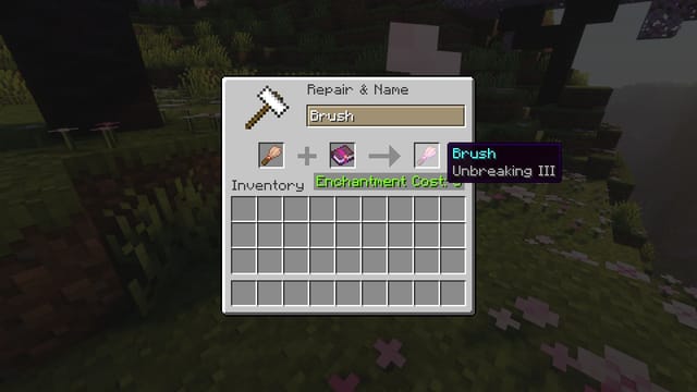 Best enchantments for brush in Minecraft 1.20 Trails & Tales update