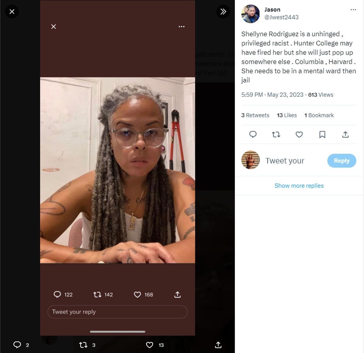 Who is Shellyne Rodriguez? Video of former Hunter College teacher ...