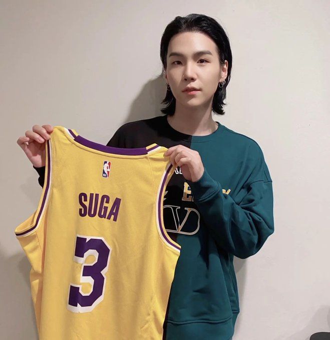 "I'm so proud": BTS' SUGA attends his first match as the newest NBA ...