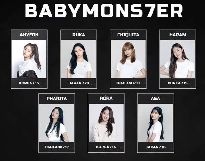 “Finally OT7”: Fans celebrate as BABYMONSTER debut lineup reveals ...