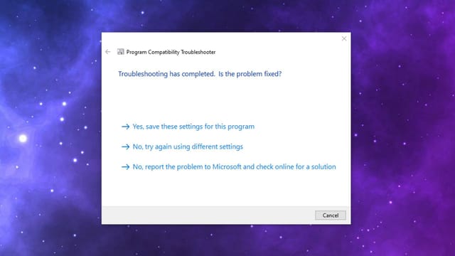 How to run older software in compatibility mode in Windows