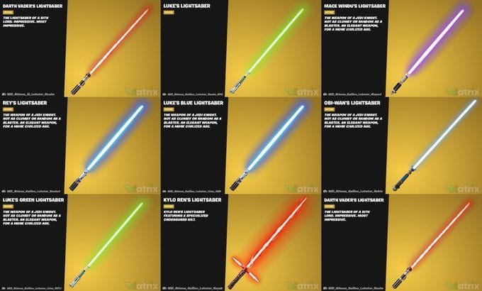 Where to find Lightsabers in Fortnite Chapter 4 Season 2