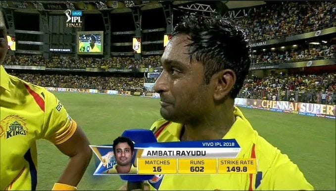 Ambati Rayudu's top 5 knocks in the IPL