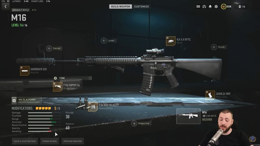 Best Warzone 2 long range loadout for M16 in Season 3 Reloaded