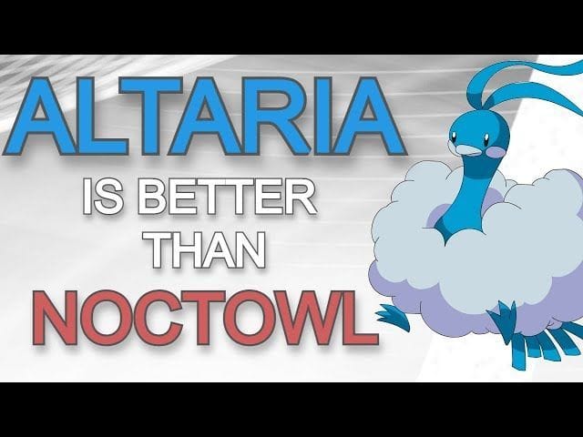 What is the best moveset for Altaria in Pokemon GO?