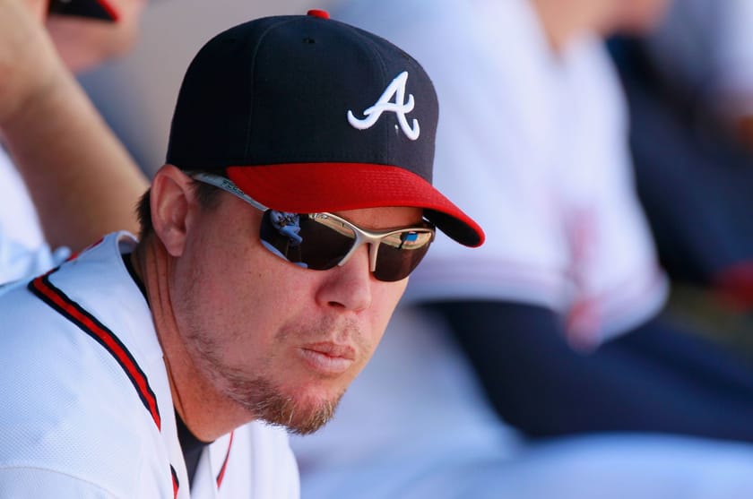 When Chipper Jones and his ex-wife honored the Braves star's on-field ...