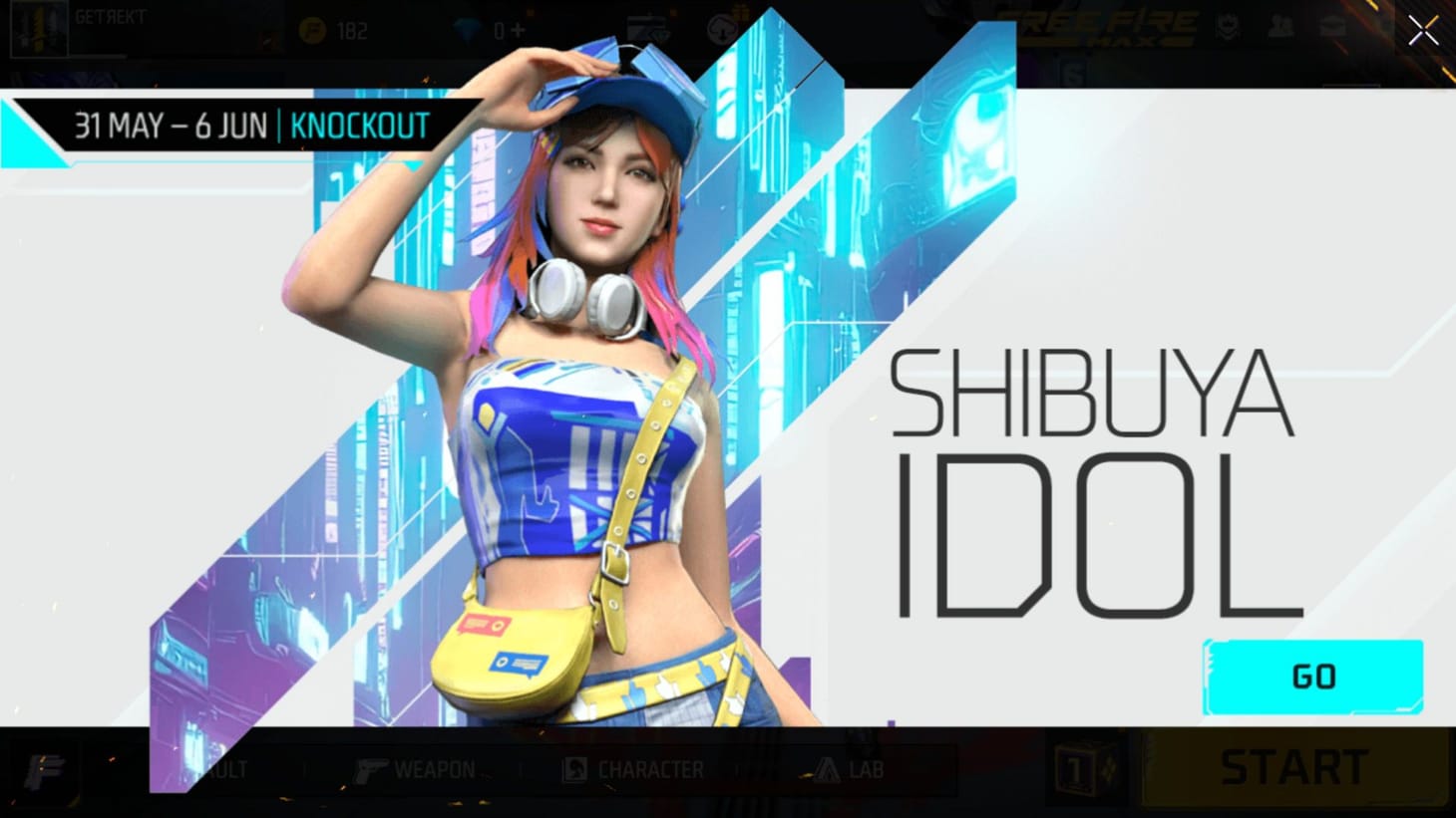 How to get Shibuya Idol Bundle in Free Fire MAX OB40 version