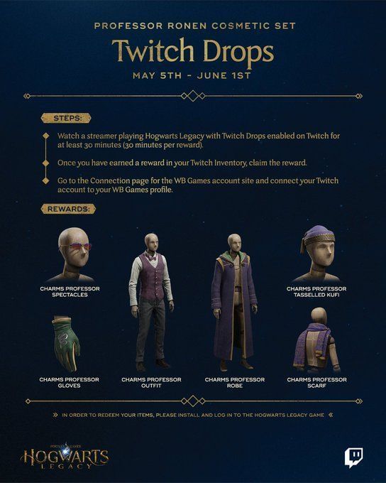 How to get Professor Ronen Cosmetic Set in Hogwarts Legacy