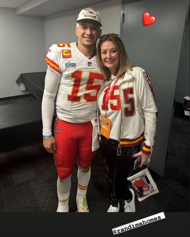IN PHOTOS: Patrick Mahomes shows love for wife Brittany and mother ...