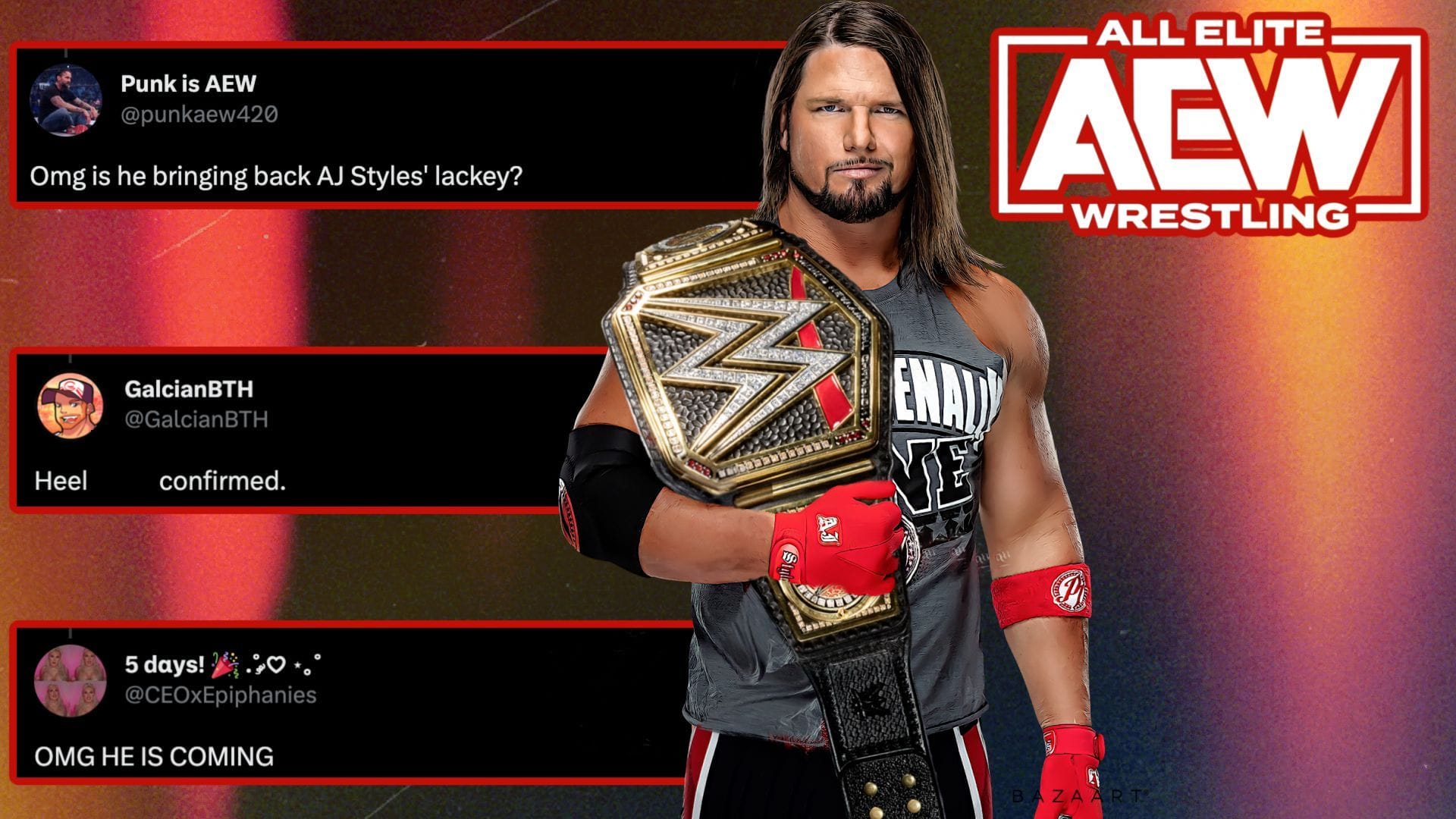 "Omg is he bringing back AJ Styles' lackey?"- Fans convinced about ...