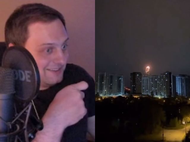 Ukrainian Twitch streamer records huge explosion on livestream ...