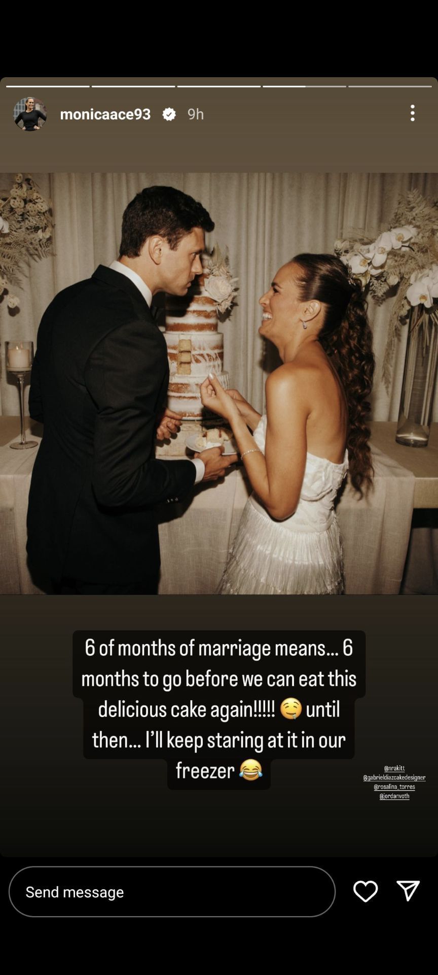 Monica Puig celebrates 6-month wedding anniversary with husband Nathan ...
