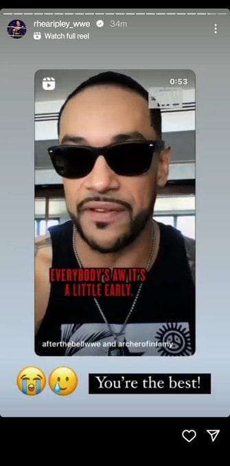 "You're the best" - Rhea Ripley sends a wholesome message to male WWE ...