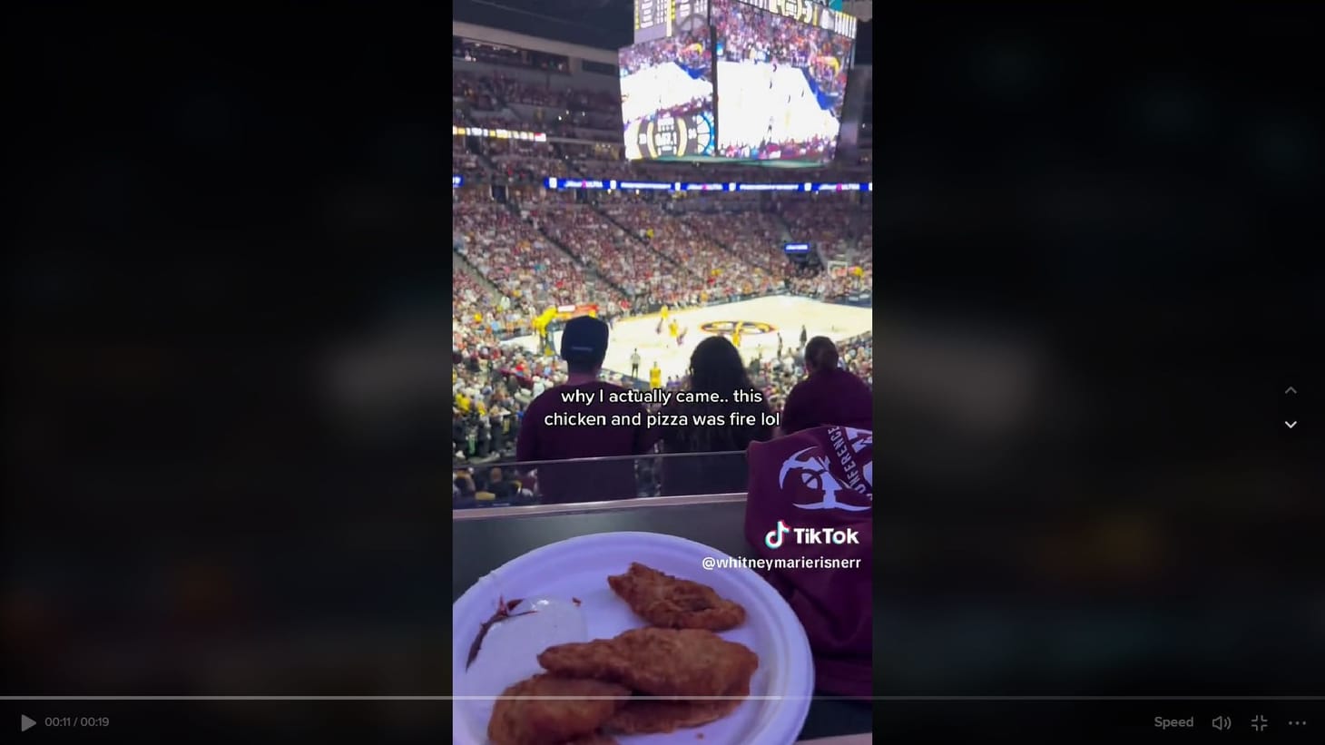 IN PHOTOS: TikTok star Whitney Risner attends Lakers vs Nuggets with ex ...