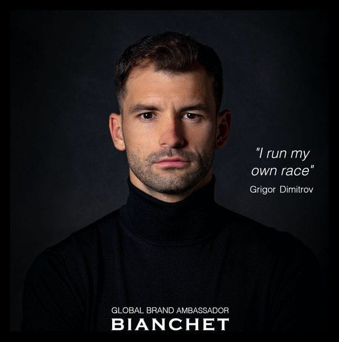 Grigor Dimitrov becomes new face of Bianchet Watches