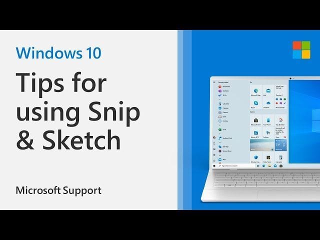 How to use Windows 10 Snip & Sketch tool for screenshots