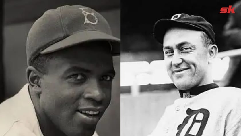 When Ty Cobb hailed Jackie Robinson's pioneering breakthrough in ...