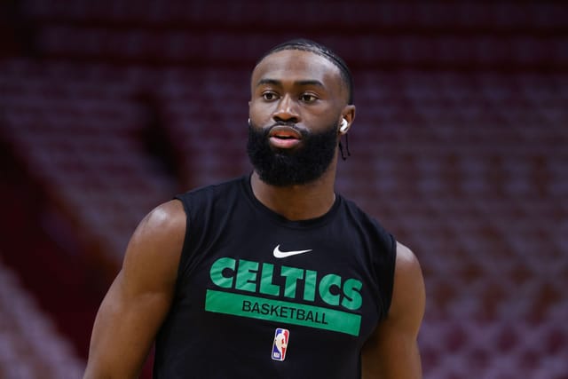Watch- Jaylen Brown shares heartfelt moment with his grandfather before ...