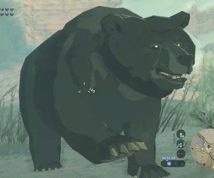 How to tame and ride a bear in The Legend of Zelda Tears of the Kingdom