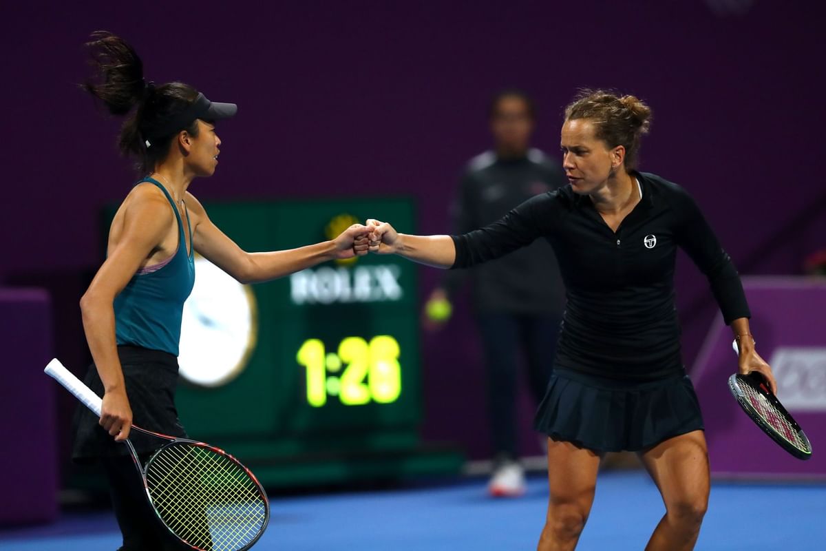 Barbora Strycova wins her first singles match since returning from maternity leave