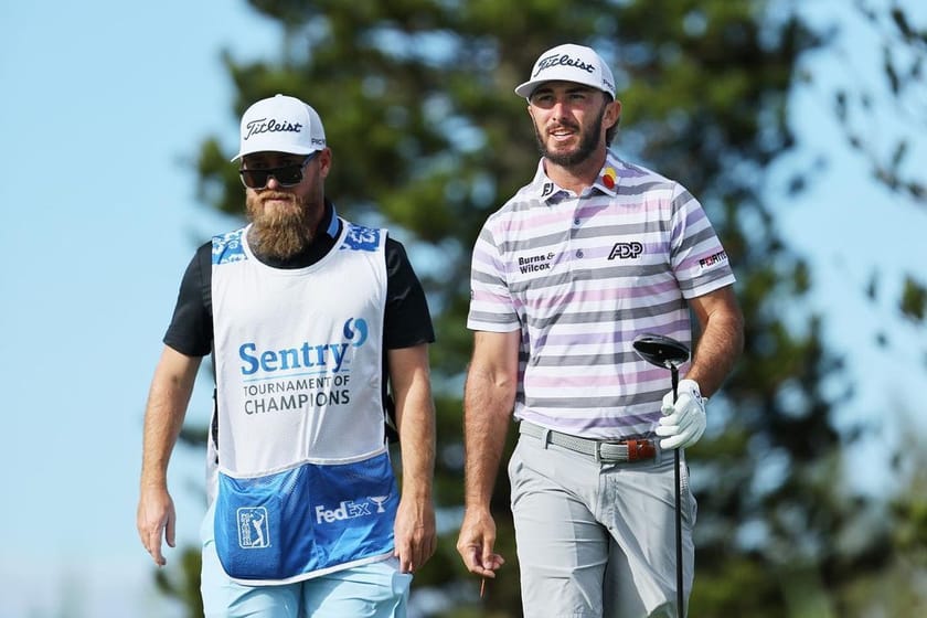 Who is Max Homa's caddie?