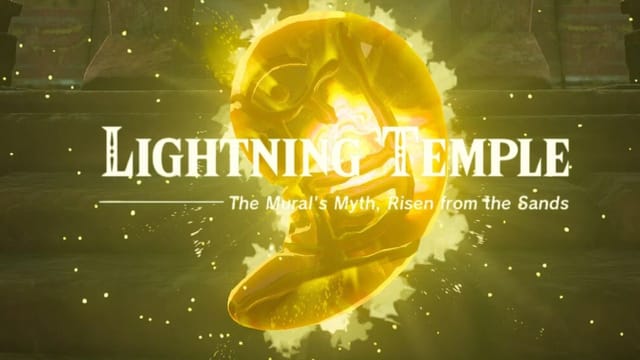 How to solve the Lightning Temple in The Legend of Zelda Tears of the ...