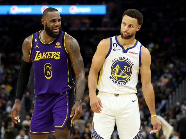 Did LeBron James kiss Steph Curry? Debunking the rumors behind viral photo of two NBA superstars