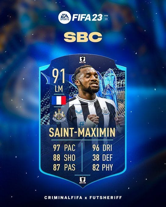 Allan Saint-Maximin TOTS Moments SBC: FIFA 23 leak hints at Allan Saint-Maximin TOTS Moments SBC ...