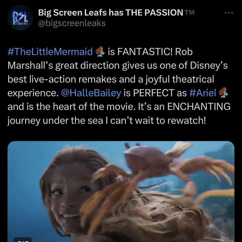 "Halle got the last laugh": Twitter erupts as The Little Mermaid first ...